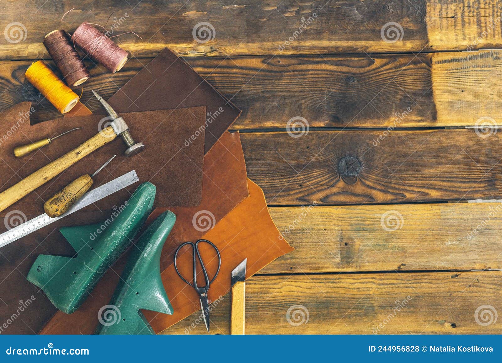 Top View Materials and Instruments on Cutting Mat for Chopping ...