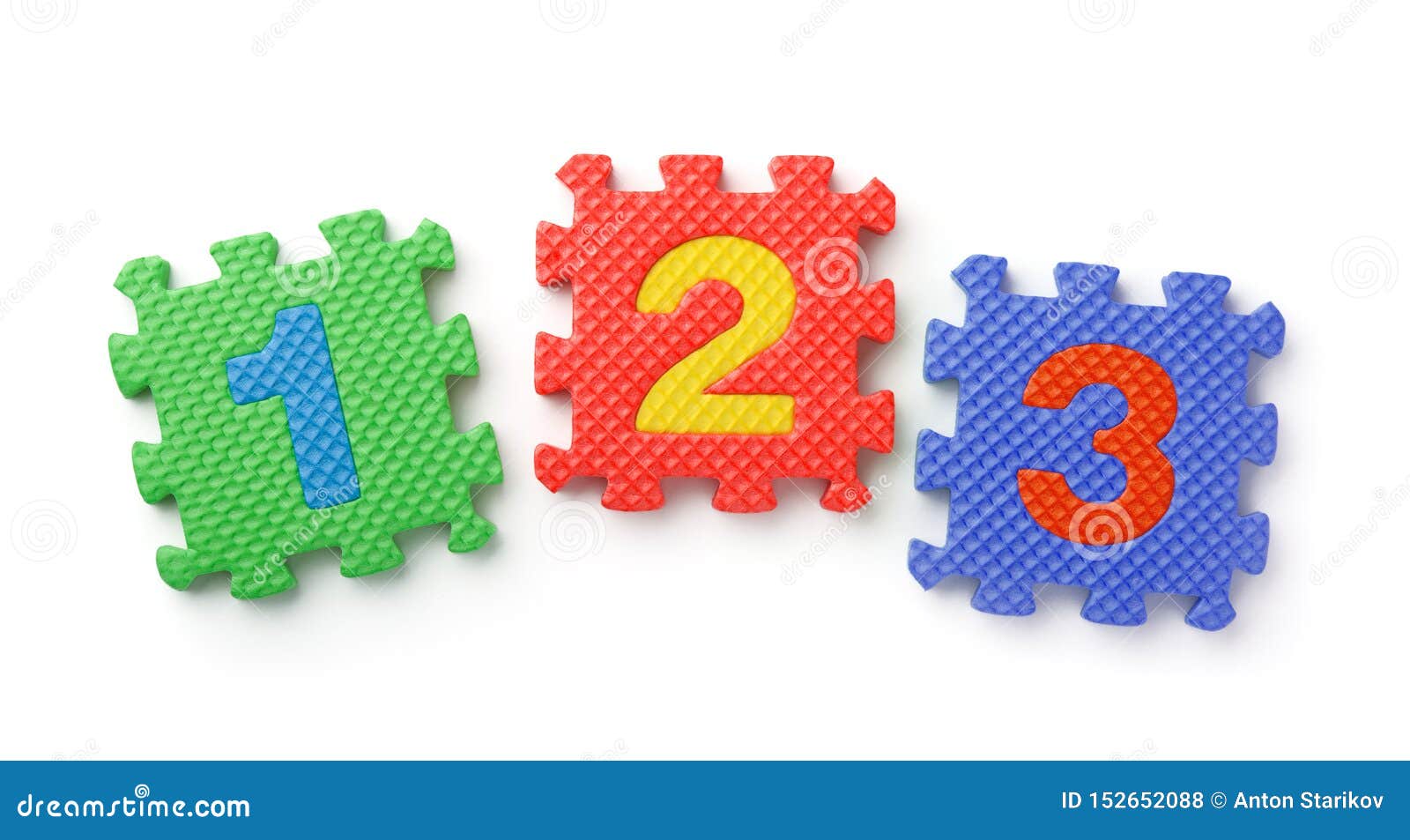 Top View of Math Numbers Foam Puzzle Stock Photo - Image of learn ...