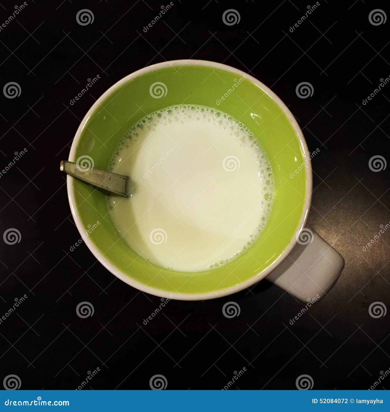 Top view of milk cup stock photo. Image of merchandise - 52084072