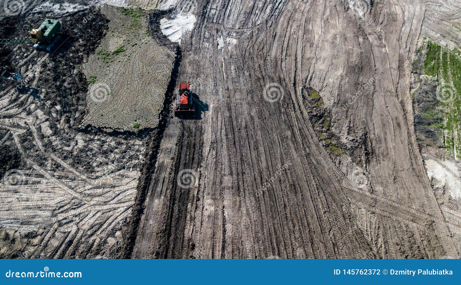 Top View of Mining Machines in Limestone Mine Stock Photo - Image of ...