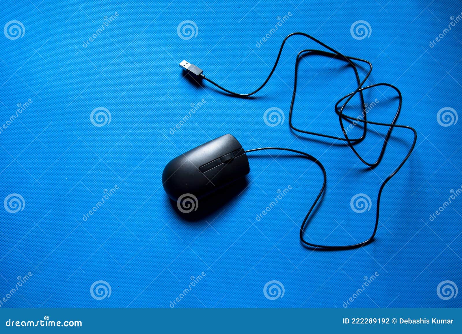 Top View of a Modern Computer Mouse on a Background Stock Photo - Image ...