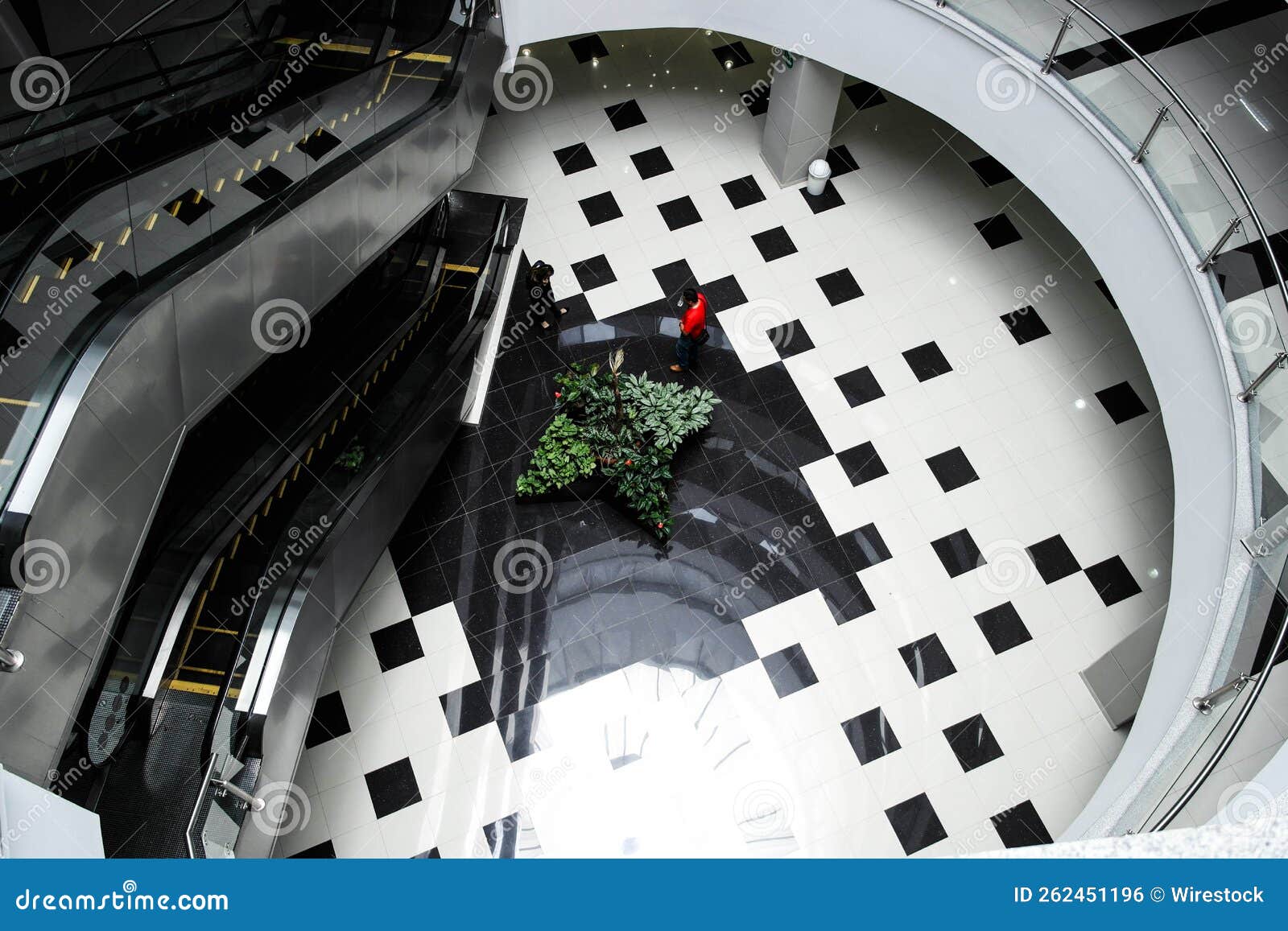 Top View of a Modern Mall Interior Editorial Photo - Image of center ...