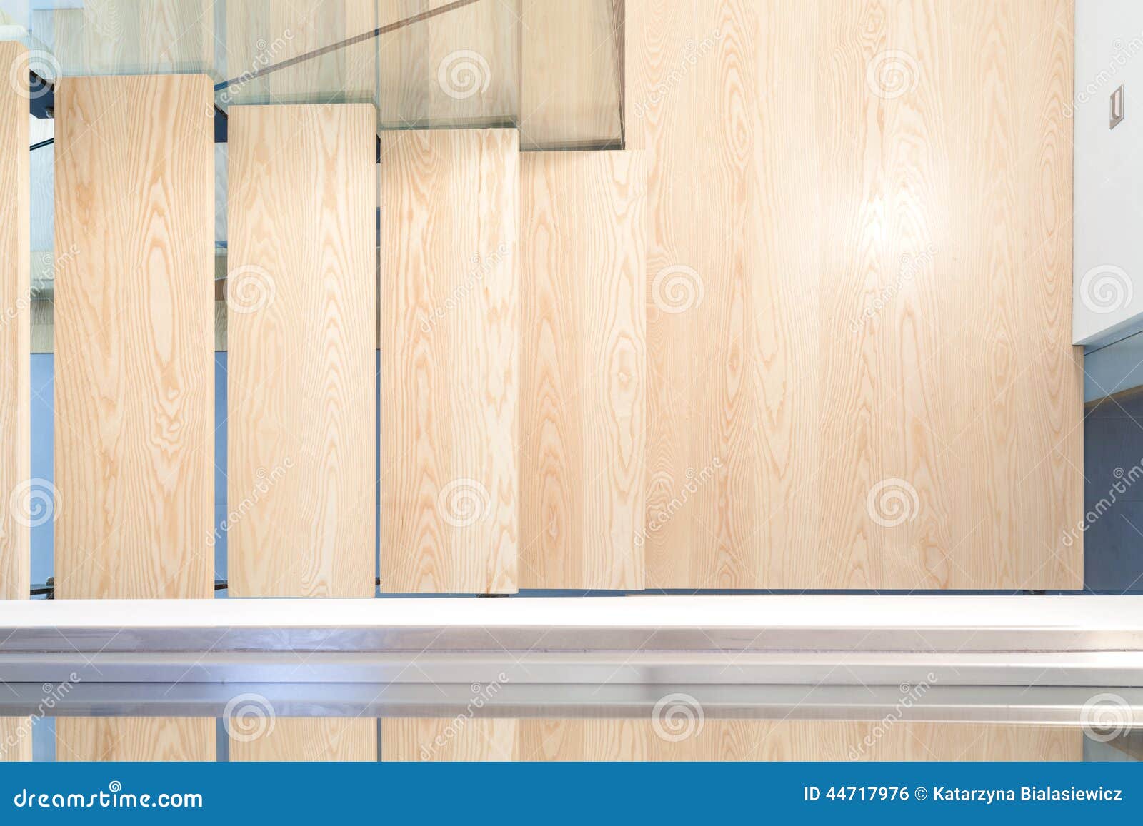 Top View of a Modern Staircase Stock Photo - Image of banister, stair ...
