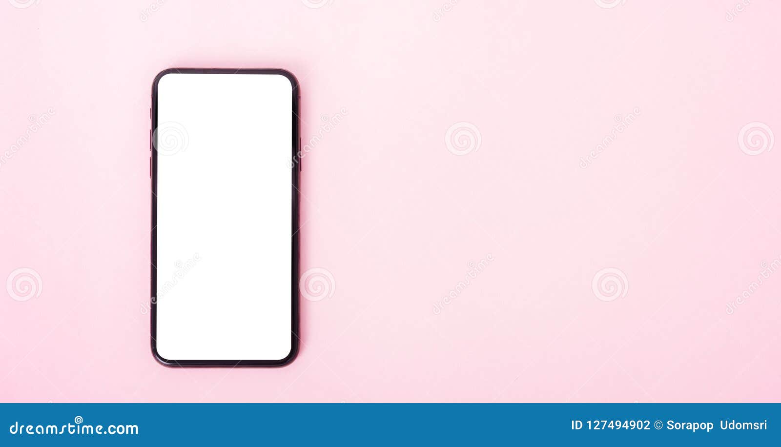 Top View of Modern Technology Smart Phone Mobile Stock Photo - Image of ...