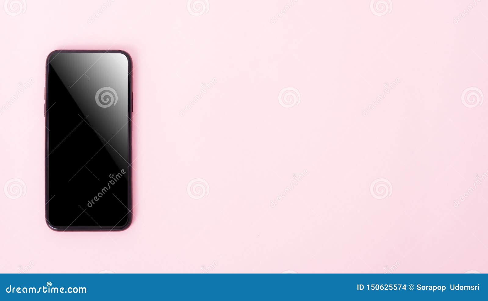 Top View of Modern Technology Smart Phone Mobile Stock Photo - Image of ...