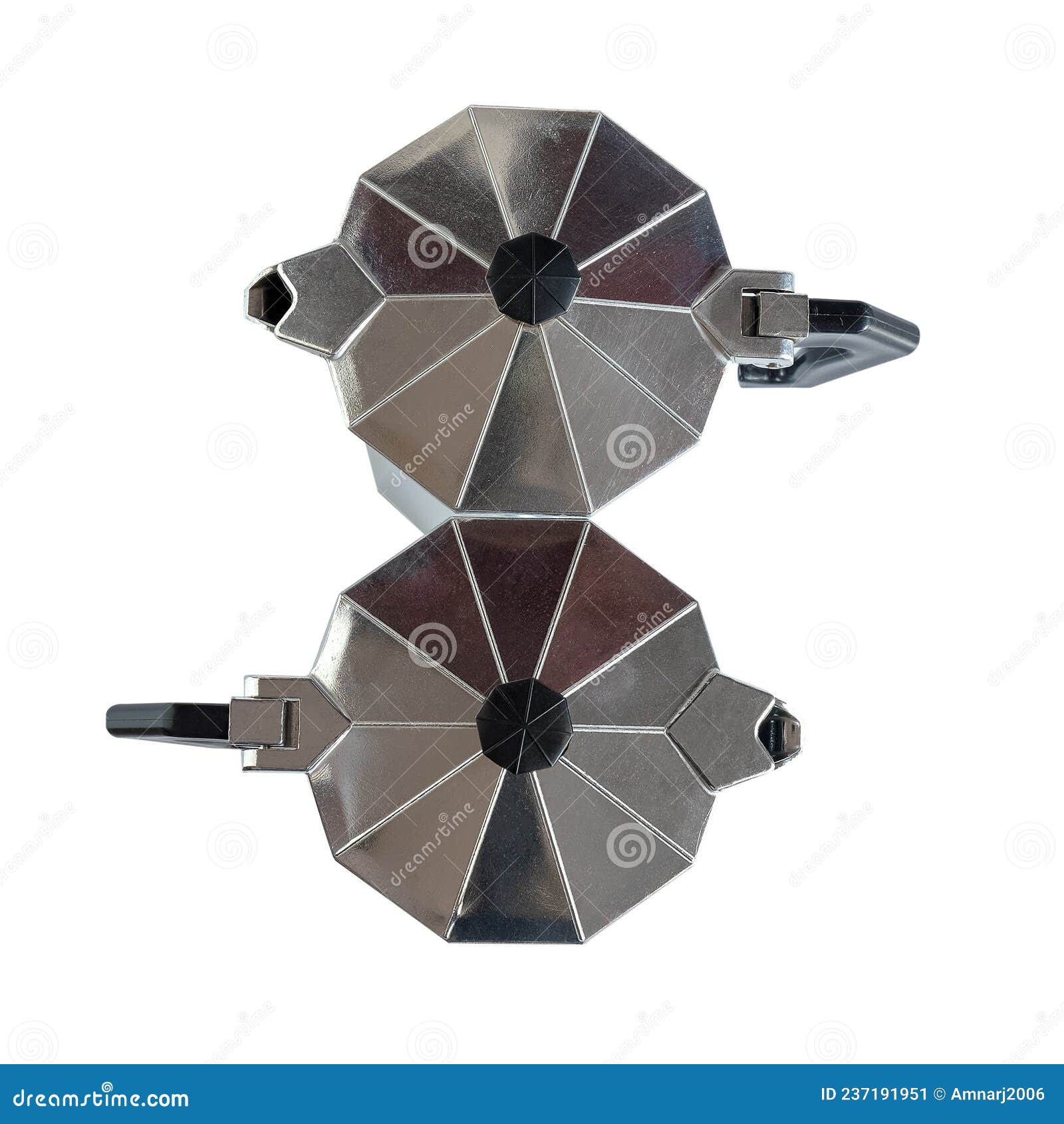 Top View Of Moka Pot And Pieces Of Freshly Baked Biscuit Cake On A ...