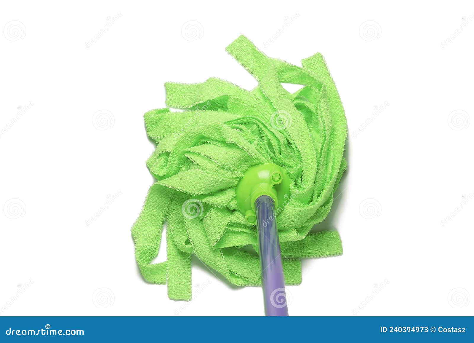 Top view of mop stock image. Image of microfiber, dust - 240394973
