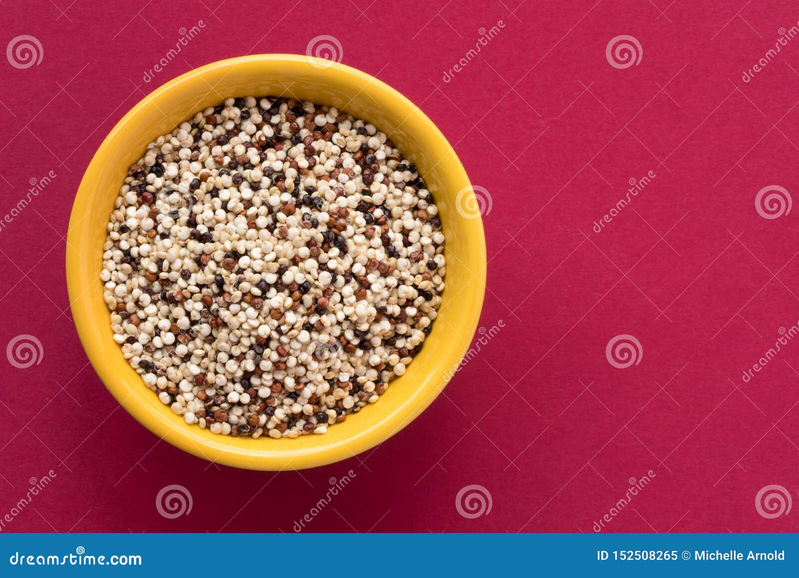 Rainbow Quinoa in a Bowl stock image. Image of rainbow - 152508265