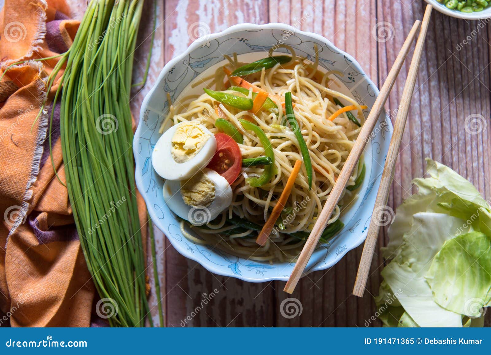 Top View of Noodles Close Up Stock Image - Image of chowmein, lunch ...