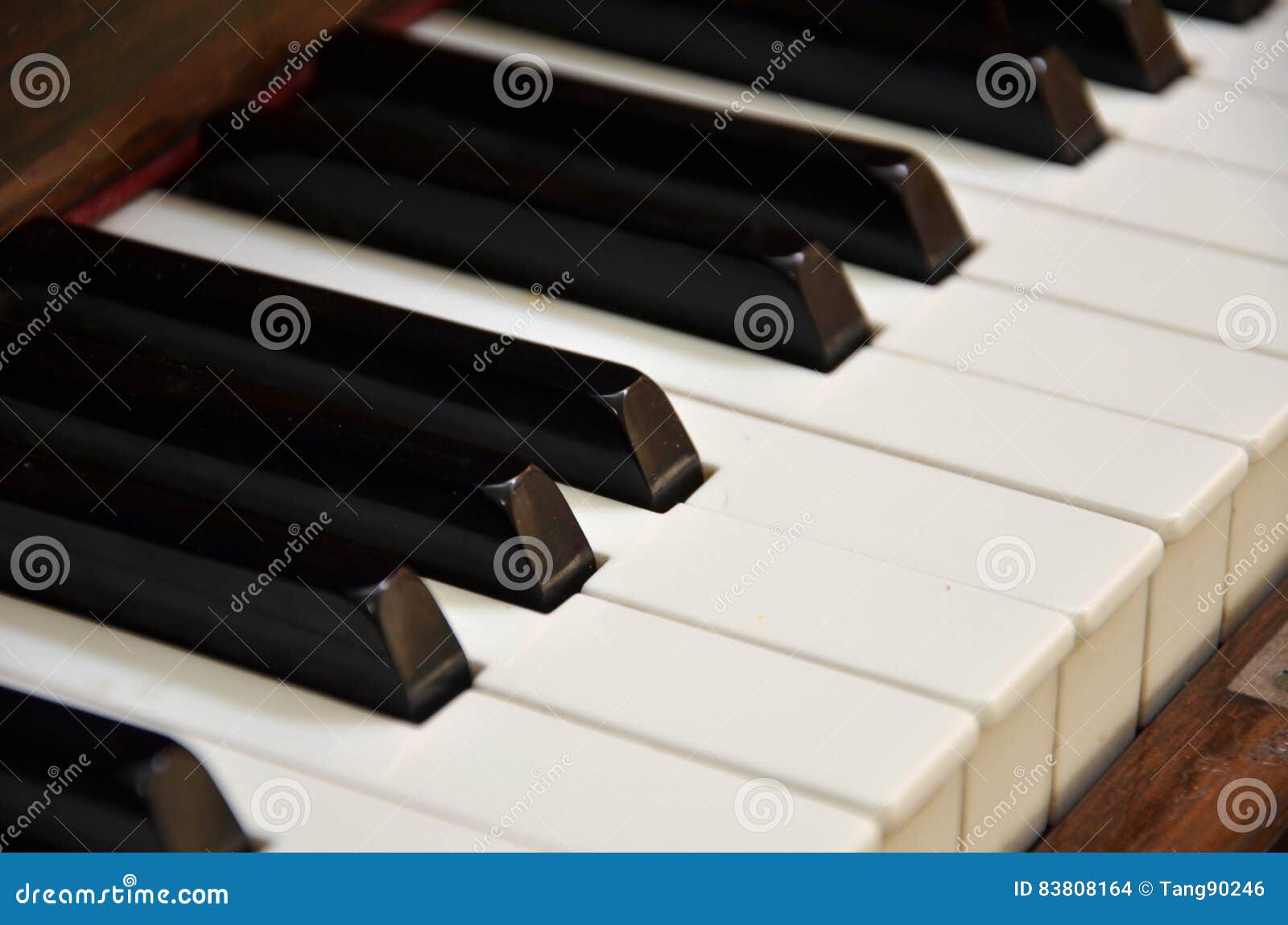 Top View of Old Grunge Piano Keyboard Stock Photo - Image of antique ...