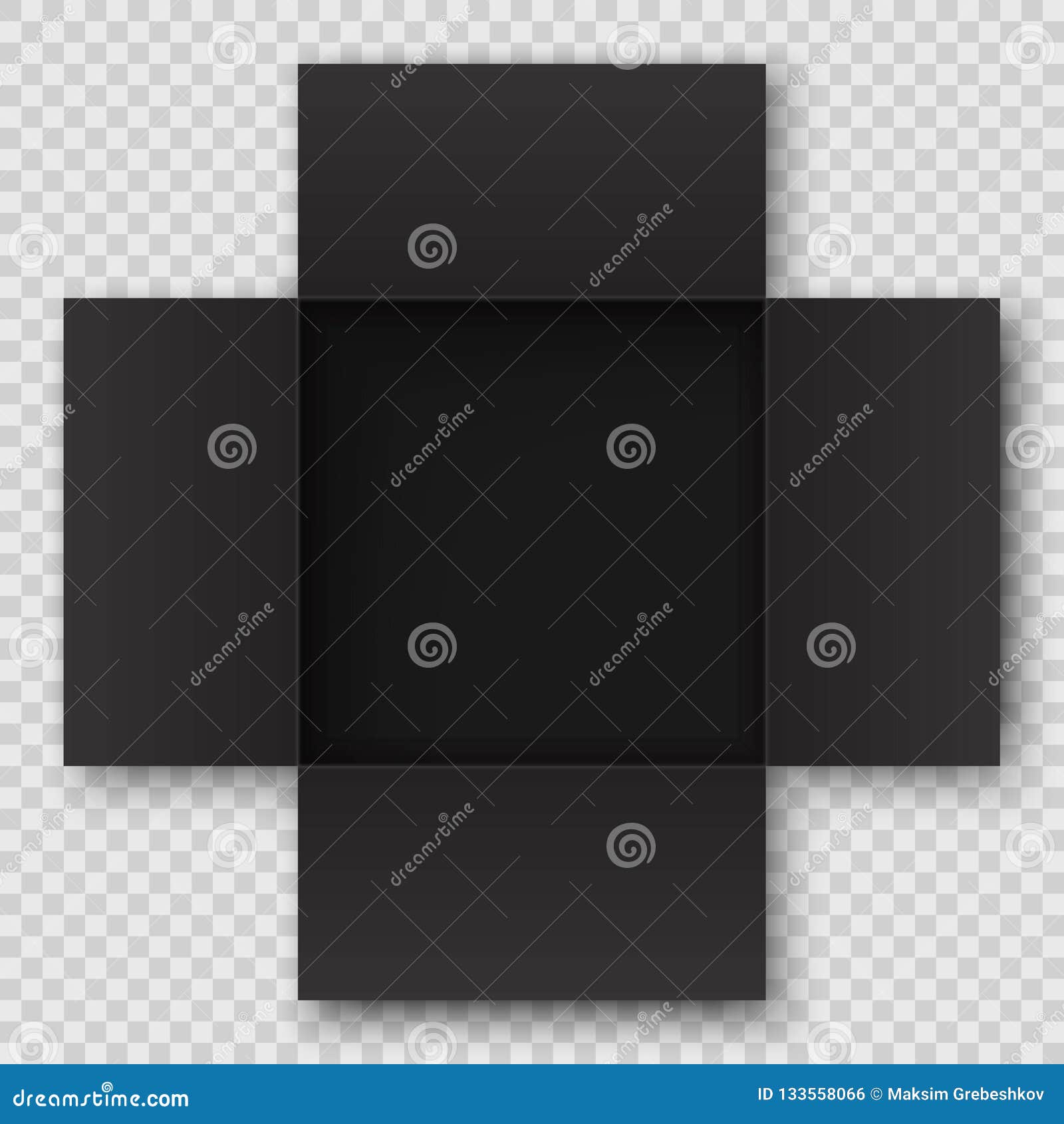 Top view open box stock illustration. Illustration of merchandise ...