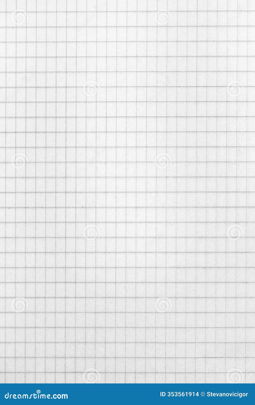 Top View of Open Empty Notebook Page with Rectangular Grid Pattern Stock Photo - Image of ...