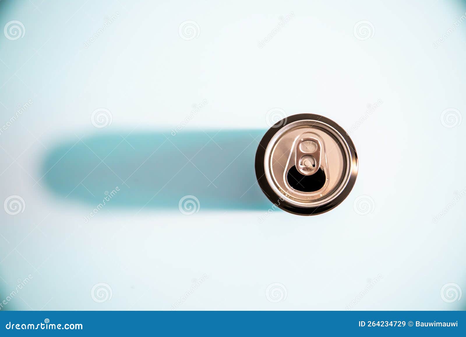 Top View of Opened Can of Soda Stock Image - Image of design, package ...
