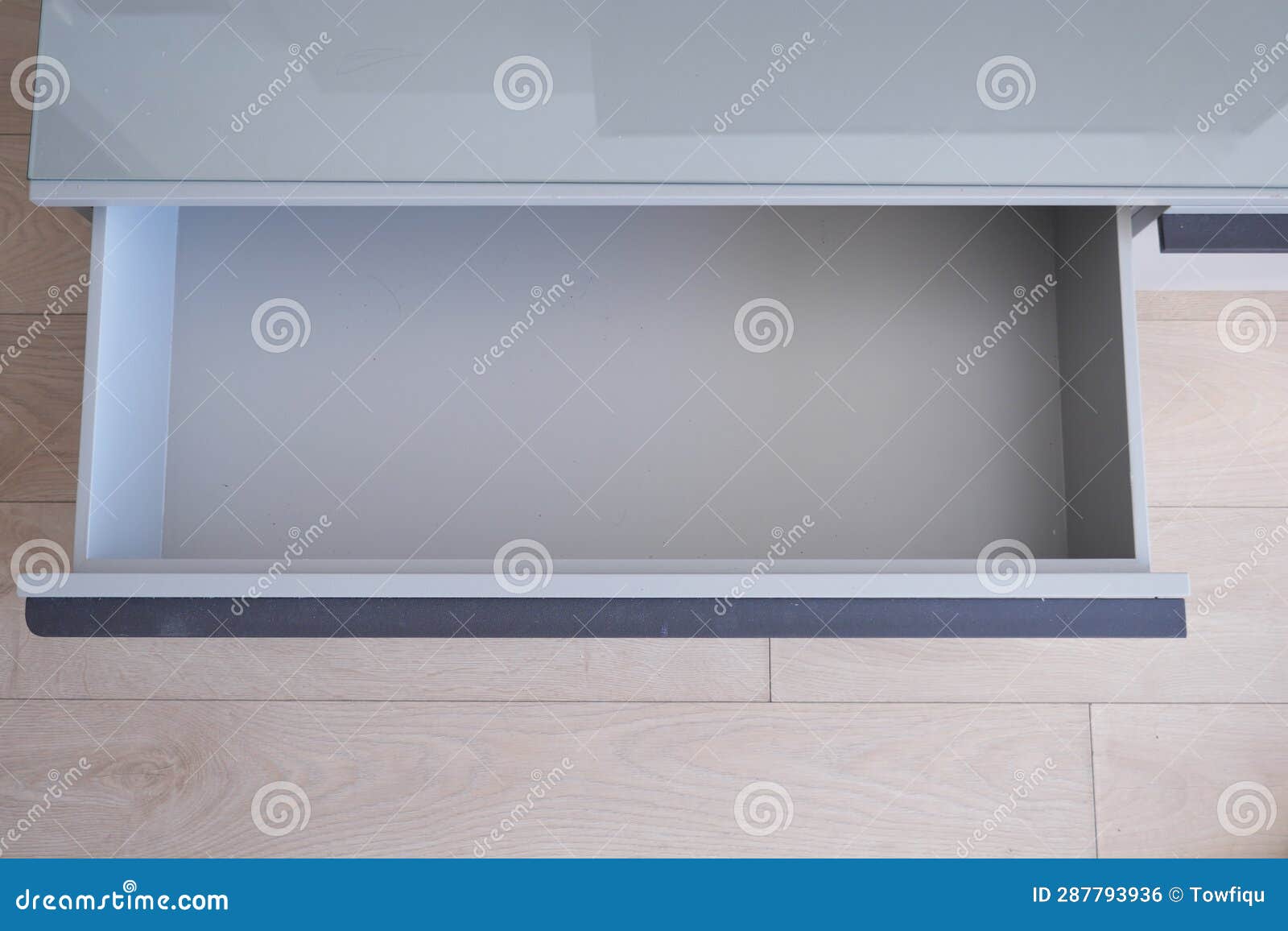 Top View of a Opened Empty Drawer Stock Photo - Image of discovery ...