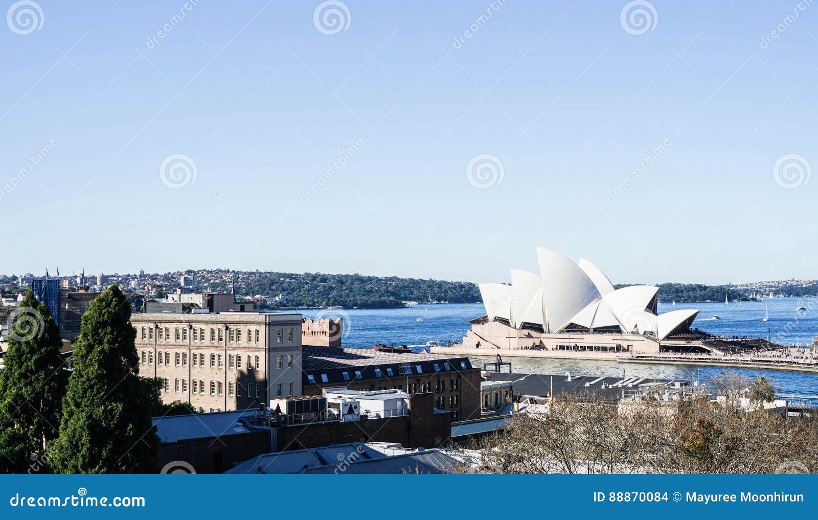 Top View of the Opera House Editorial Stock Image - Image of bridge ...