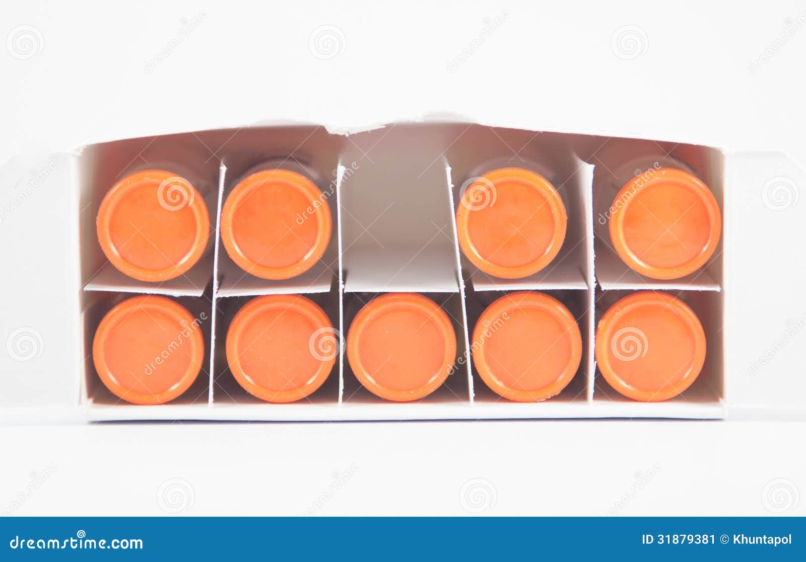 Orange Intravenous Cannula 14 G On White Background, External Diameter ...