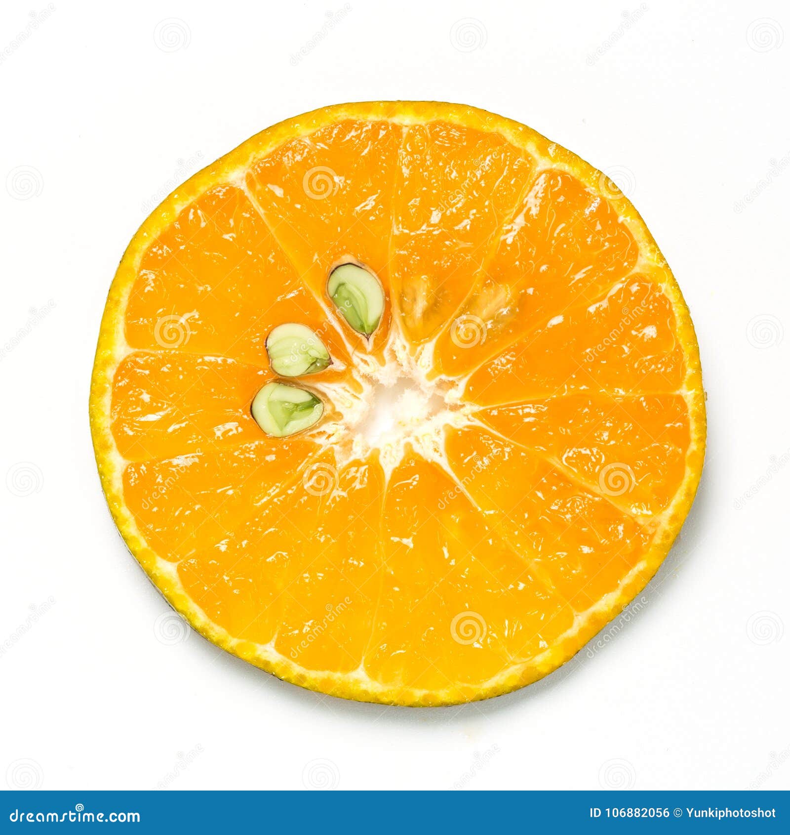 Top View Orange Fruit Macro on White. Stock Photo - Image of citrus ...