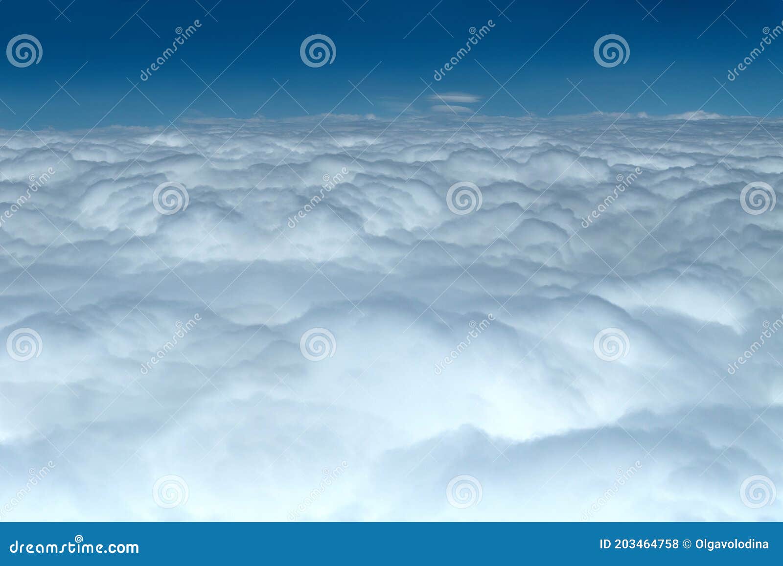 Top View of Overcast Clouds from Aerial View Stock Photo - Image of ...