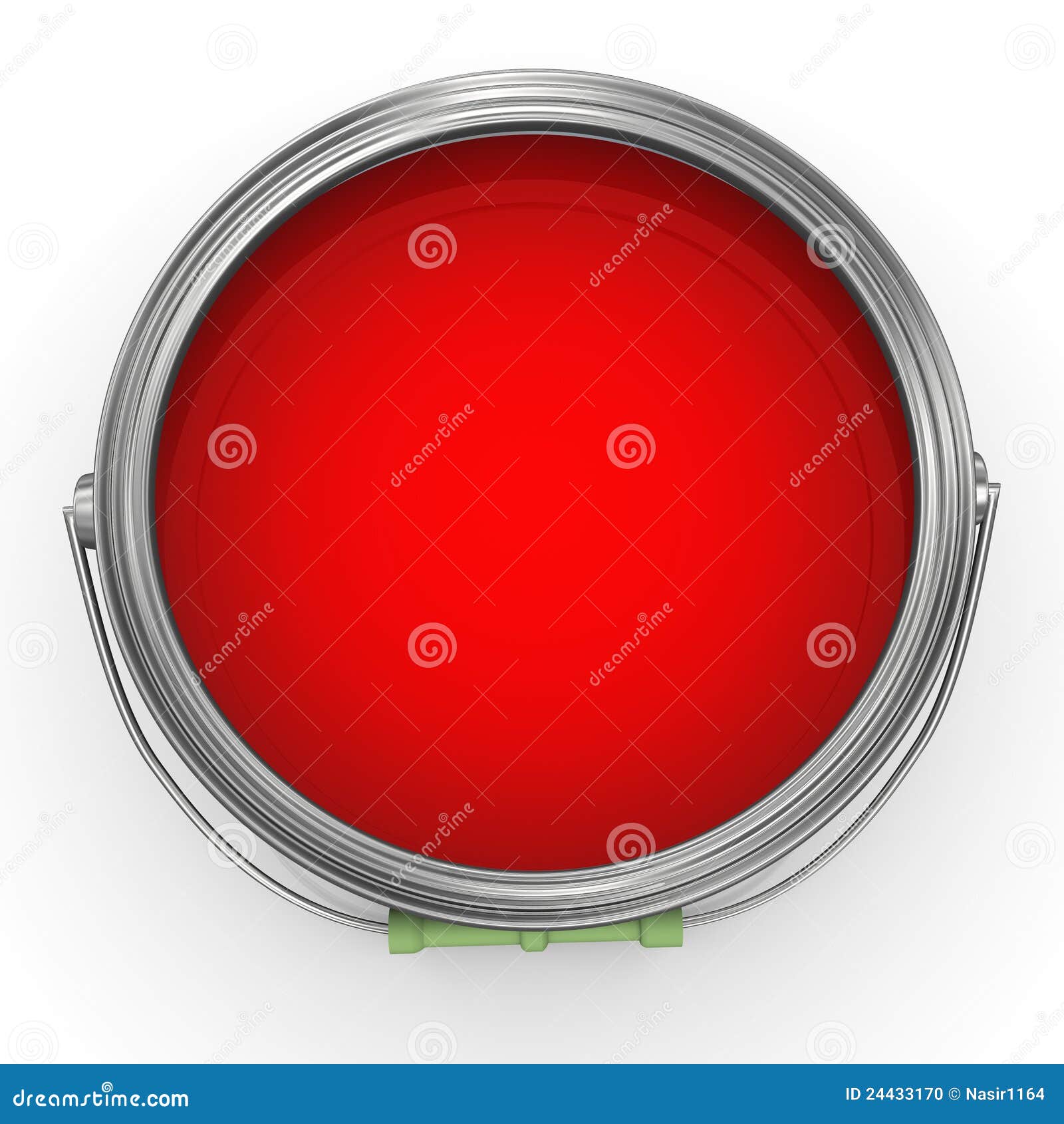 Top view of paint bucket stock illustration. Illustration of ...