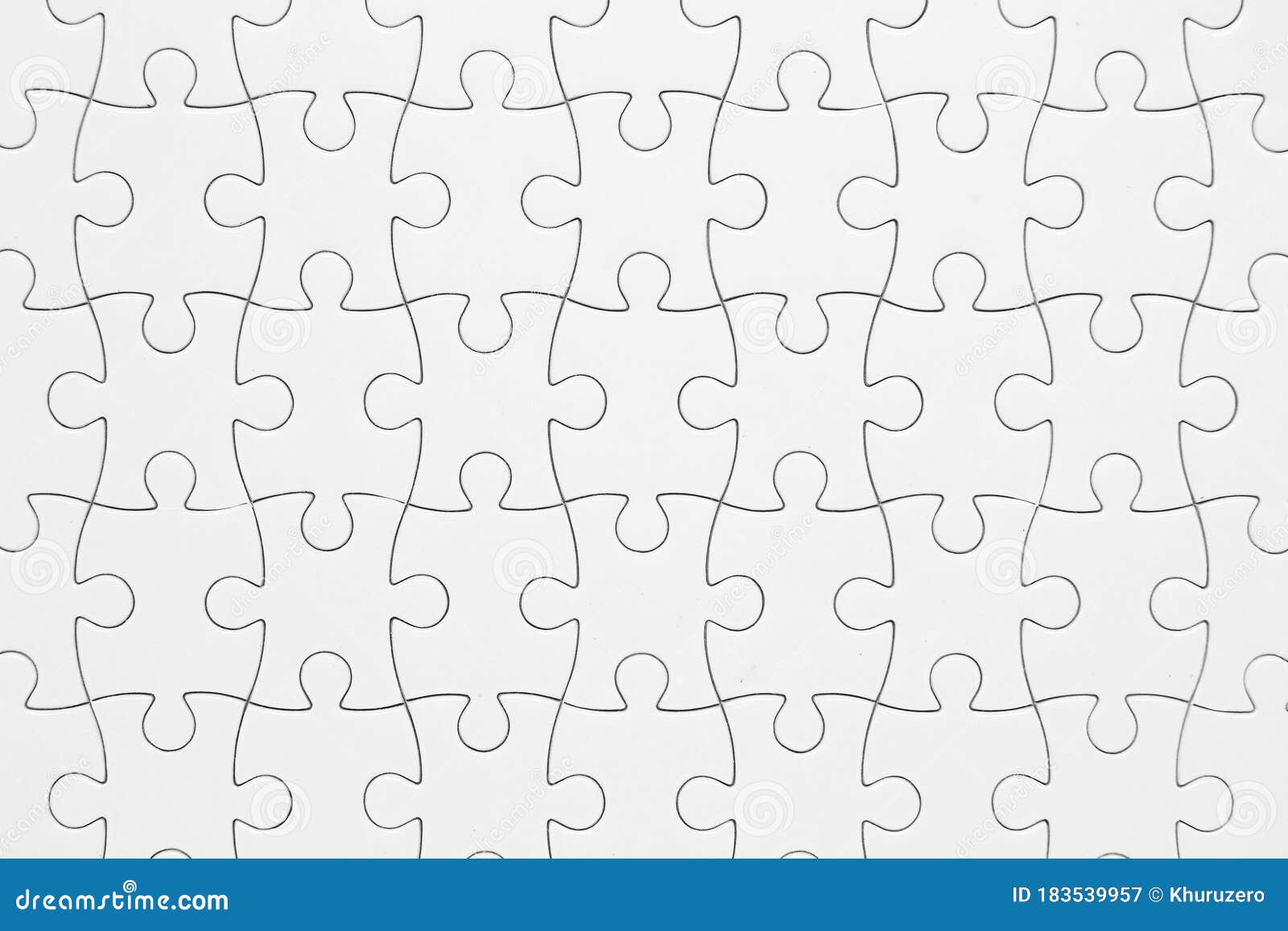 Top View of Paper Jigsaw Puzzle Stock Image - Image of connect ...