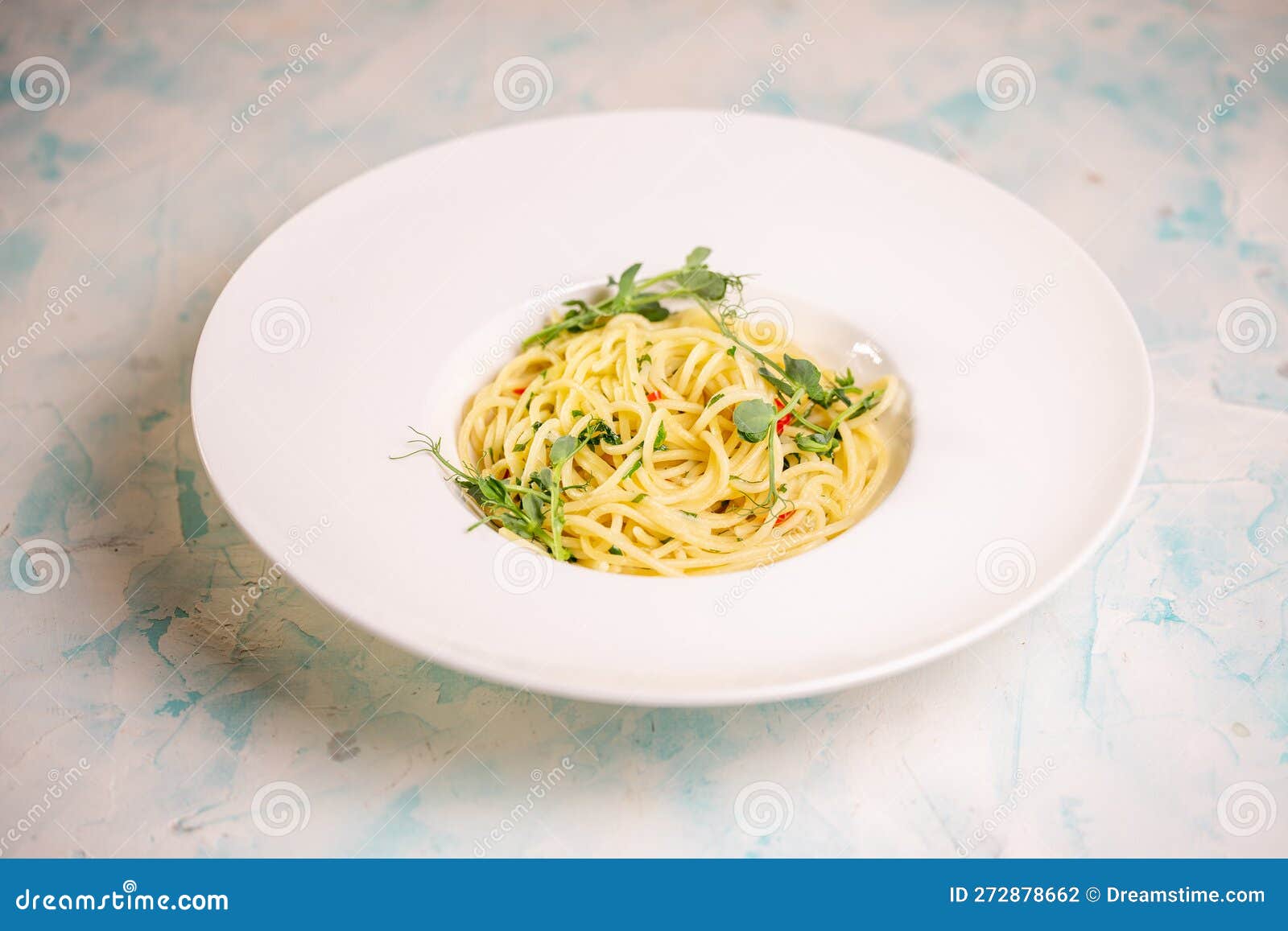 Top View of the Pasta of Hard Varieties in a White Plate Stock Photo ...