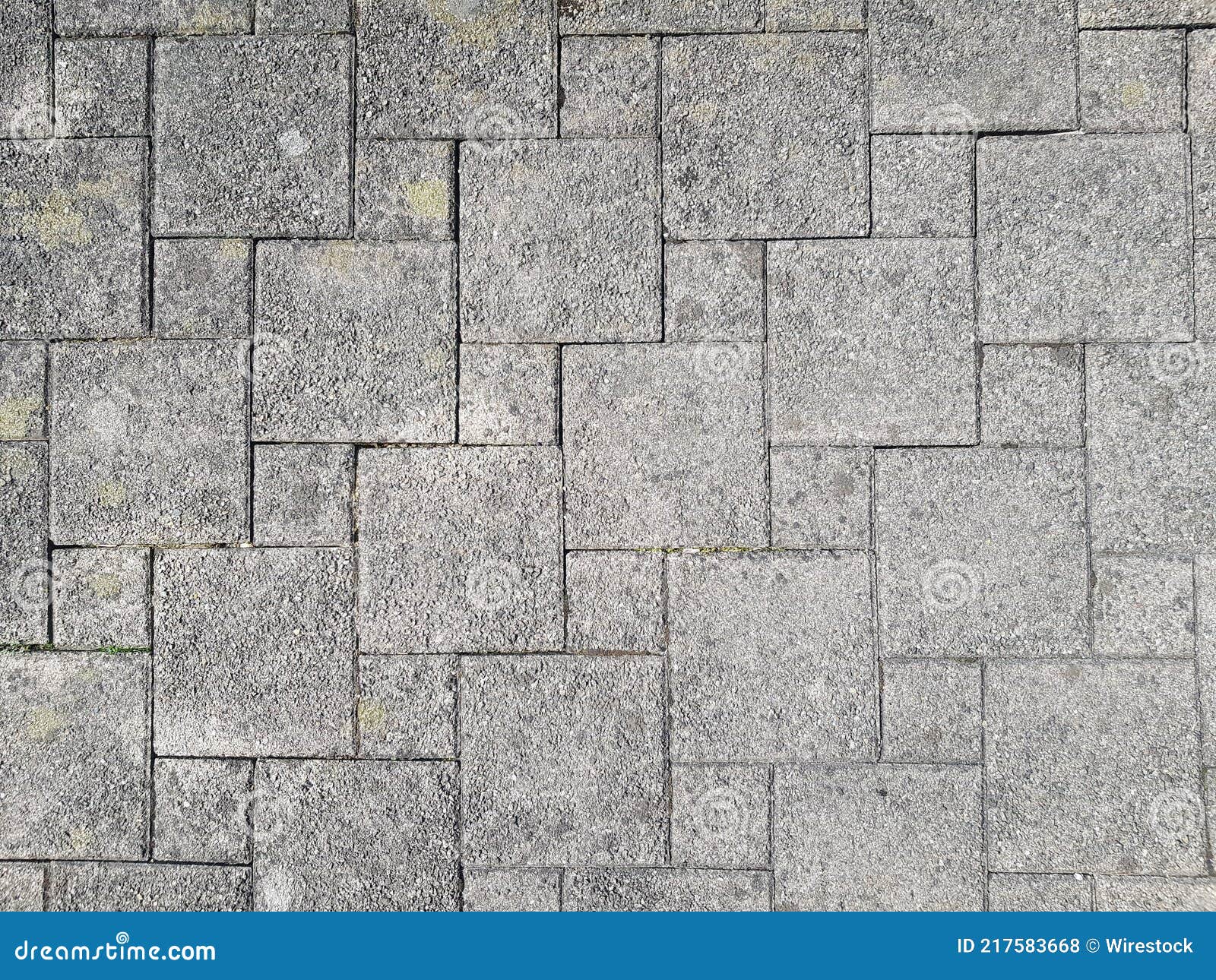 Top view of paving slabs stock photo. Image of tile - 217583668