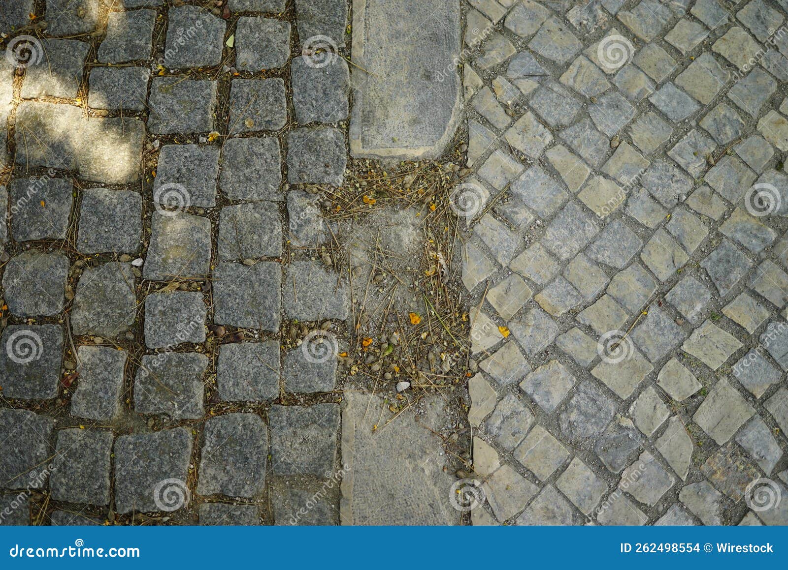 Top view of paving stones stock photo. Image of aged - 262498554