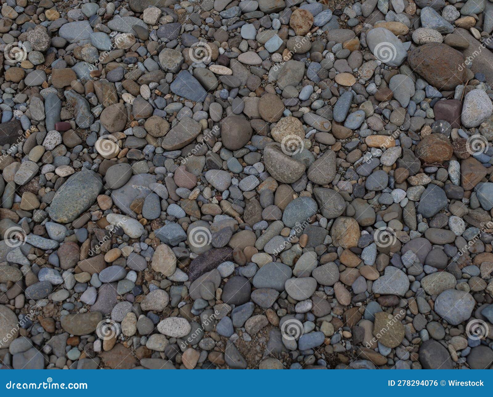 Top View of a Pebble Coast Texture Background Stock Photo - Image of ...