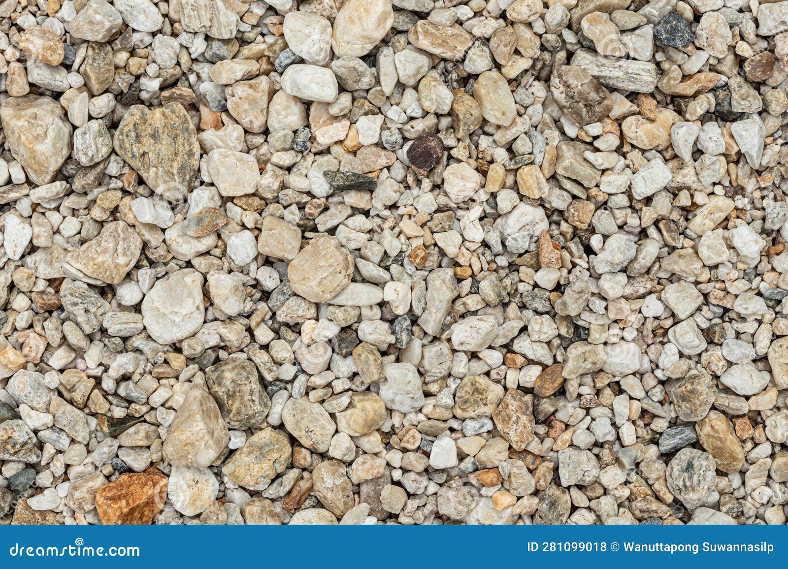 Top View of the Pebbles Stone on the Floor. Beautiful Small Stone and ...
