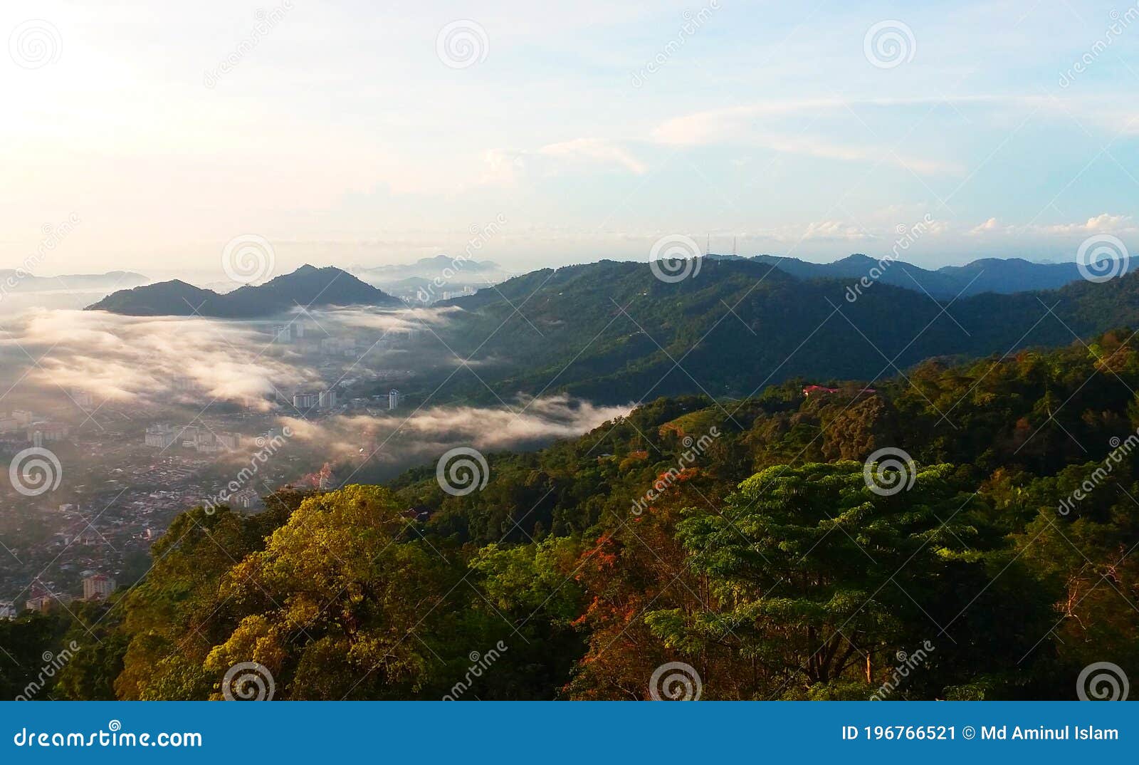 Top View of Penang from Penang Hill, Malaysia Stock Image - Image of ...