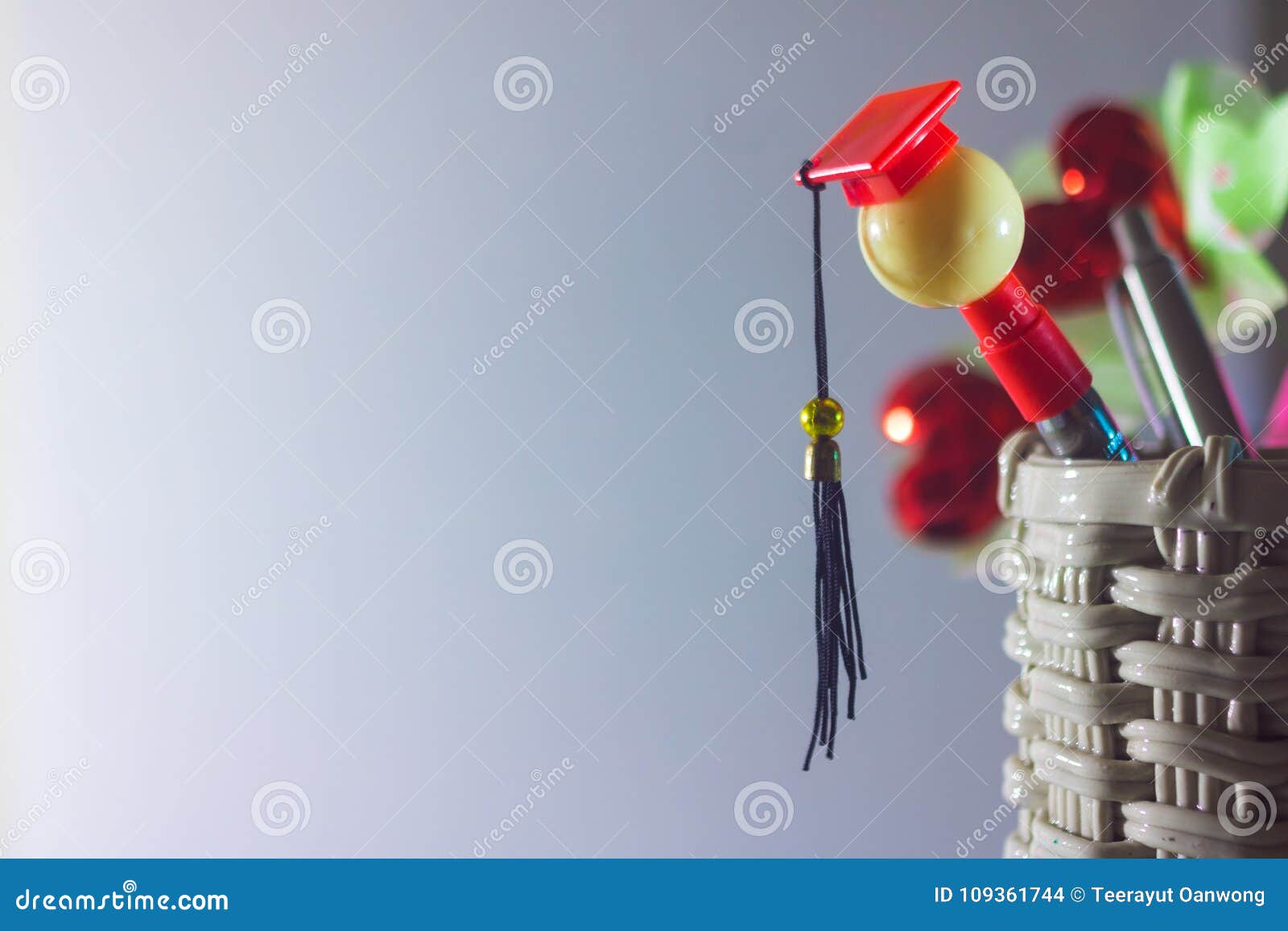 Top View Pencil Box on Background Stock Photo - Image of design, paint ...