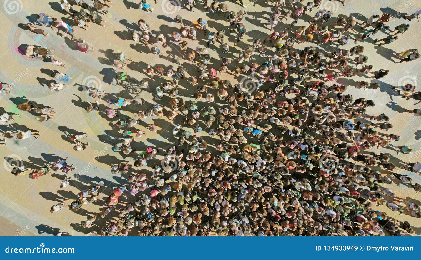Aerial. People crowd. stock image. Image of folk, multitude - 134933949
