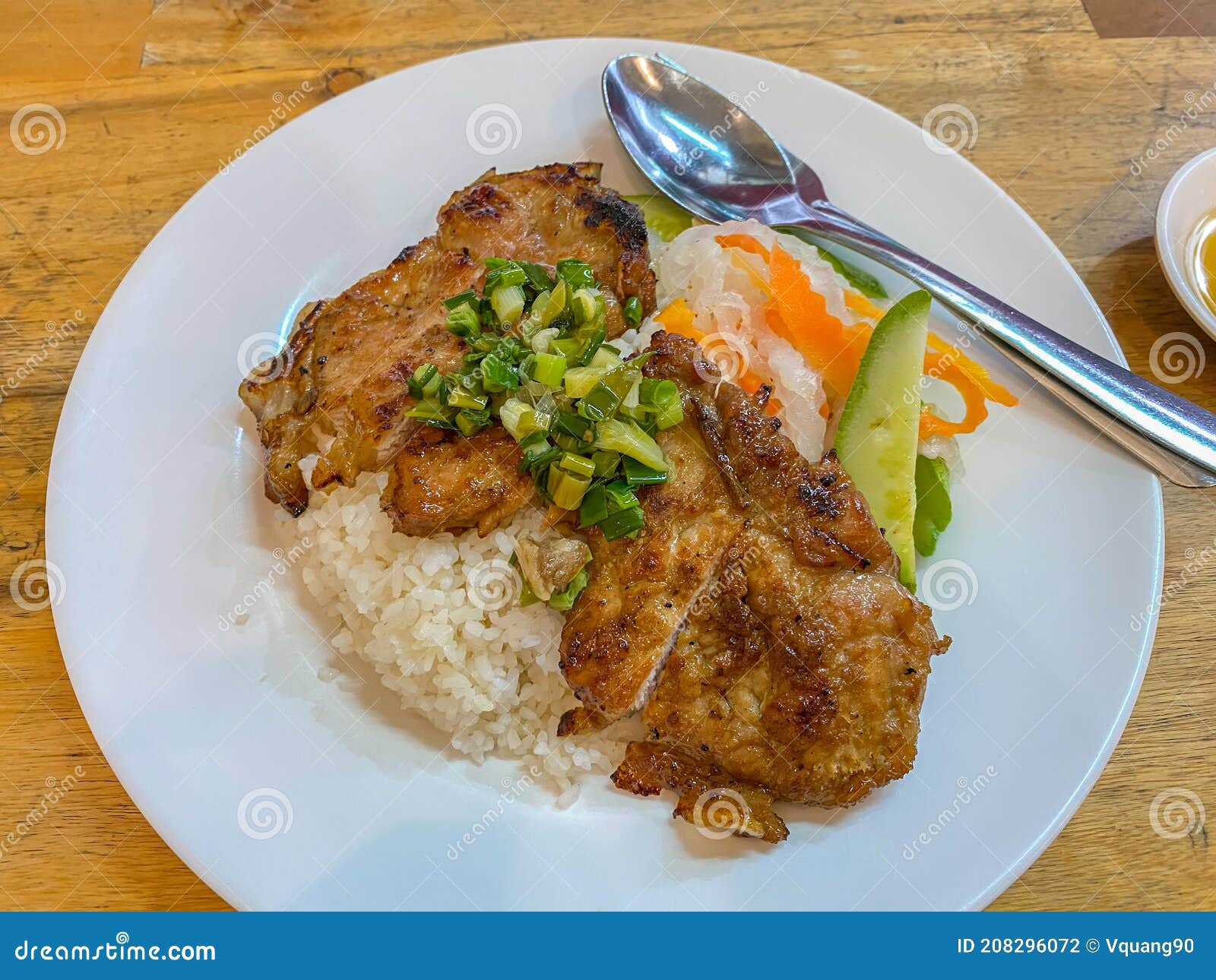 Top View Photo of Com Tam Broken Rice in Vietnam Stock Photo - Image of ...
