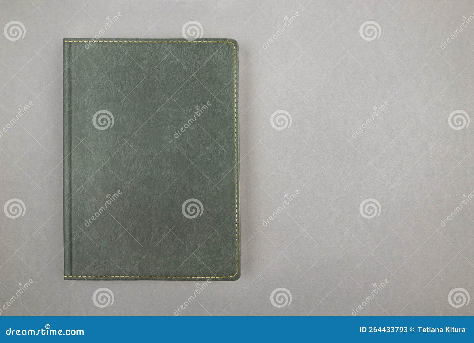 Top View Photo of Gray Notebook on Gray Background Stock Image - Image ...