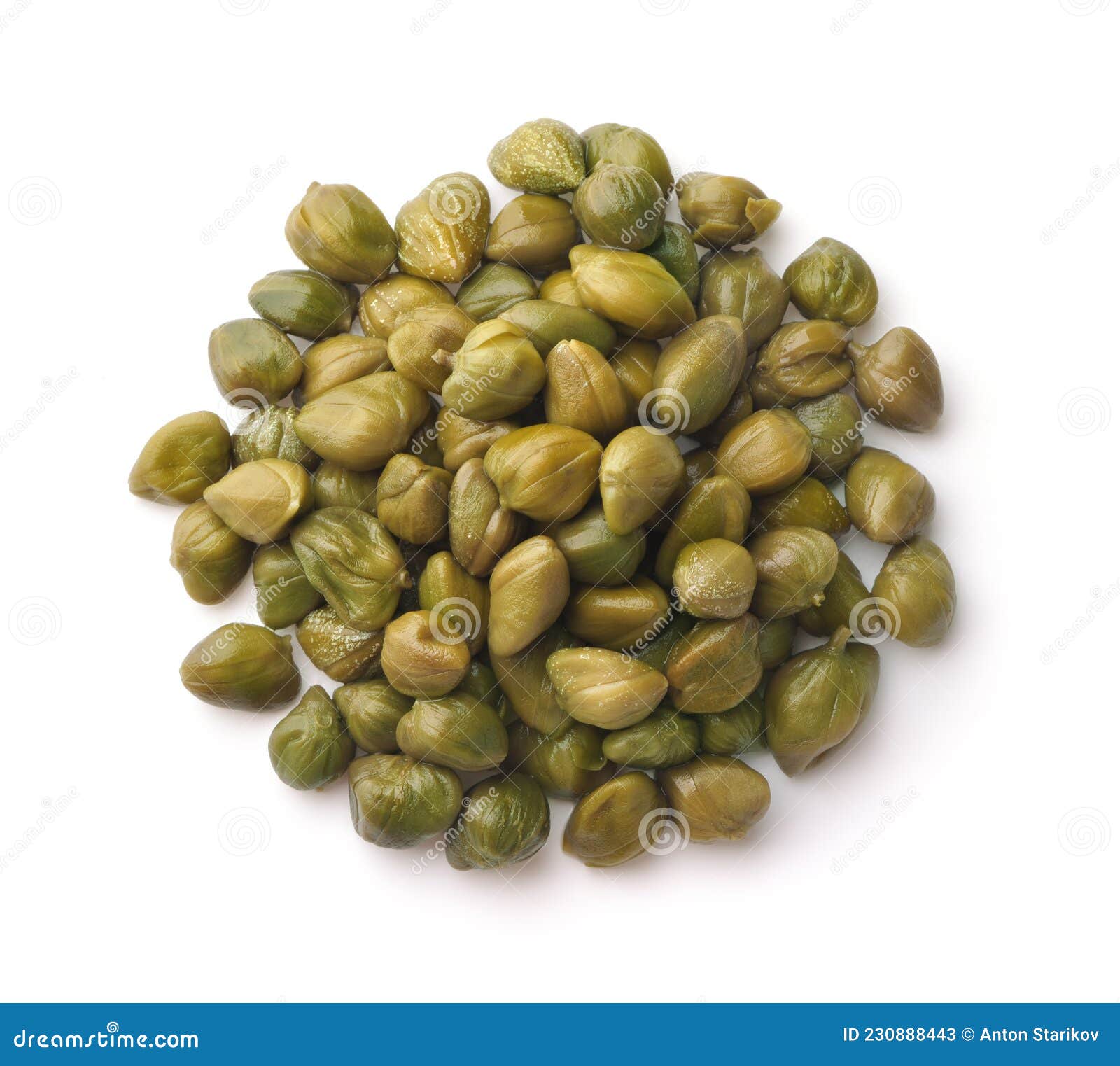 Top View of of Pickled Capers Stock Image - Image of antipasti, natural ...