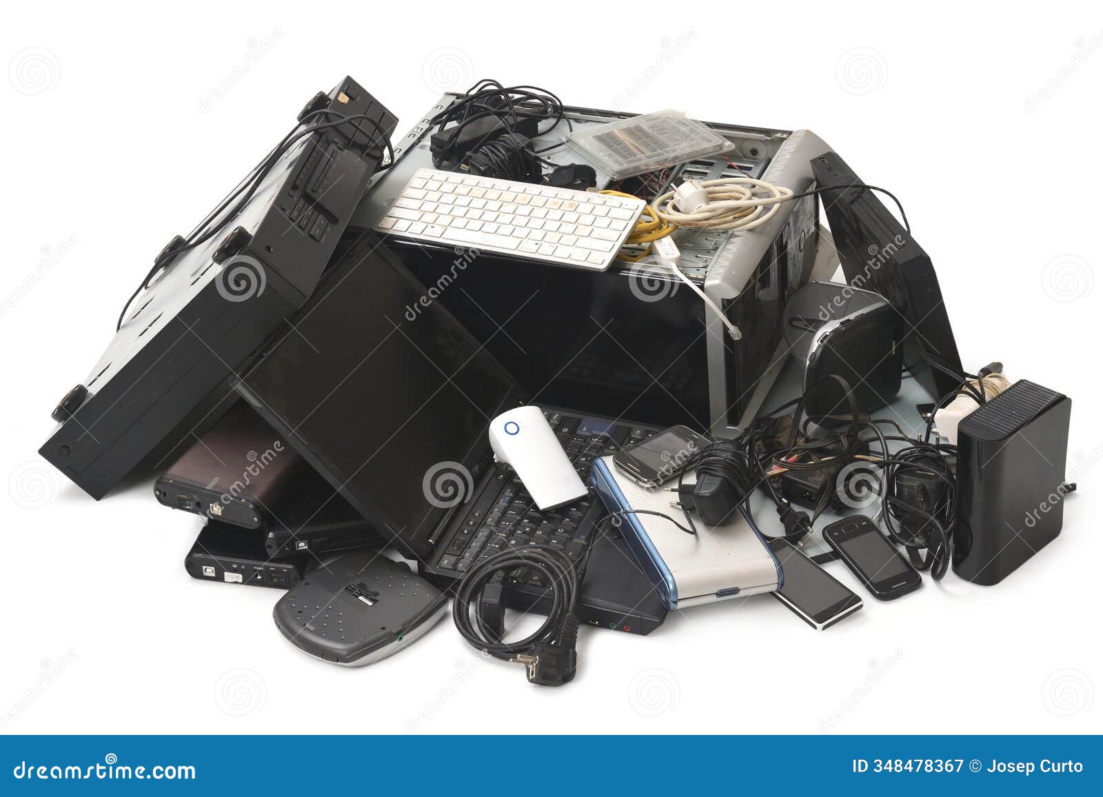 Pile Of Electronic Components Stock Image | CartoonDealer.com #74830711
