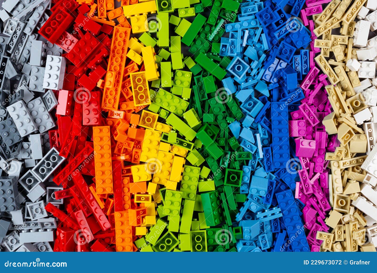 Stackable Plastic Pallets On Wheeled Dollies. Stock Photography ...