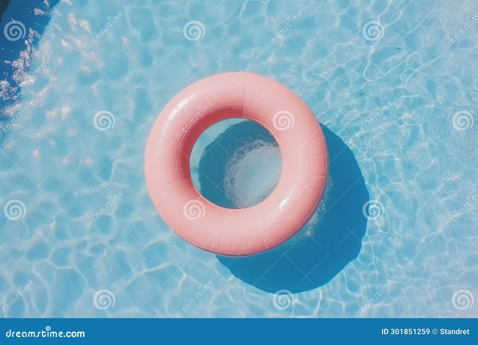Pink Pool Isola Is Isolated On A White Background. Royalty-Free Stock ...