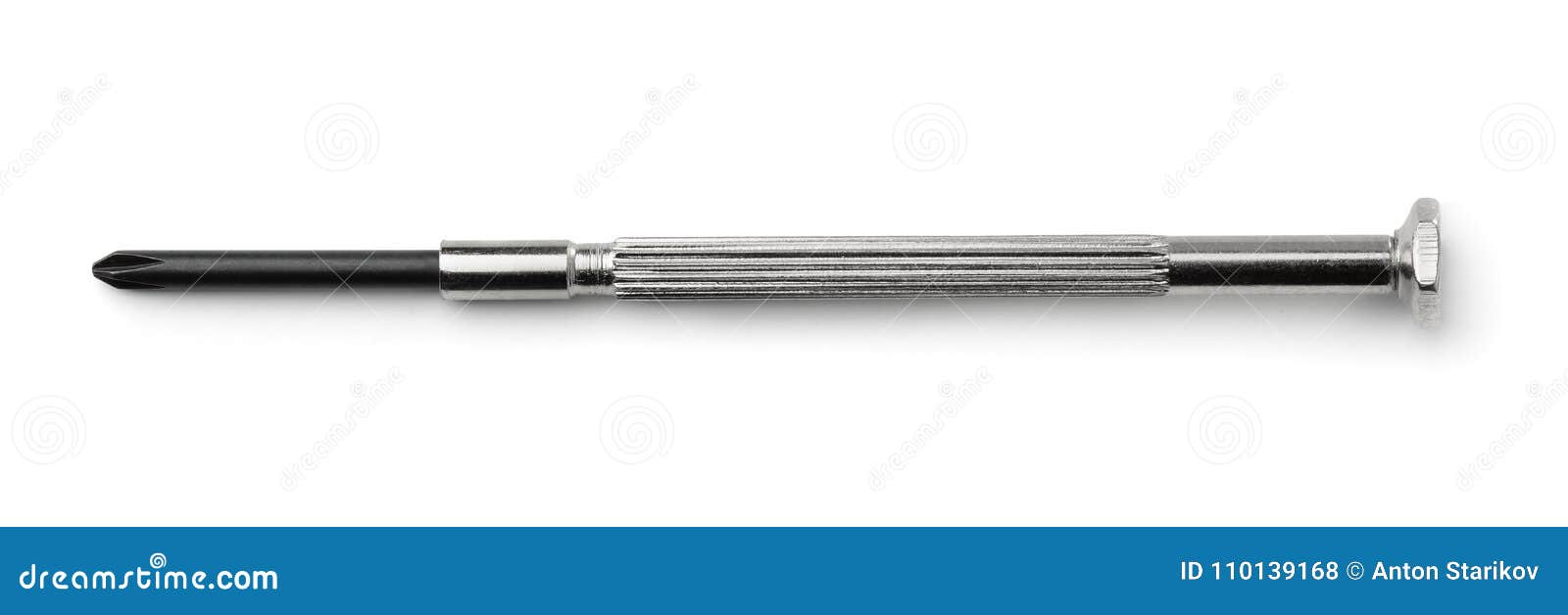 Top View of Precision Screwdriver Stock Photo - Image of hand, head ...