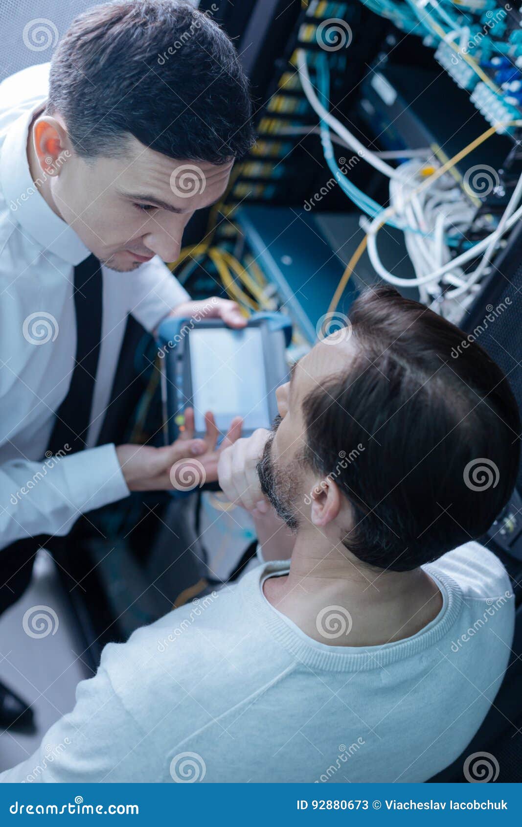 Top View of Professional Engineers Discussing Work Stock Image - Image ...