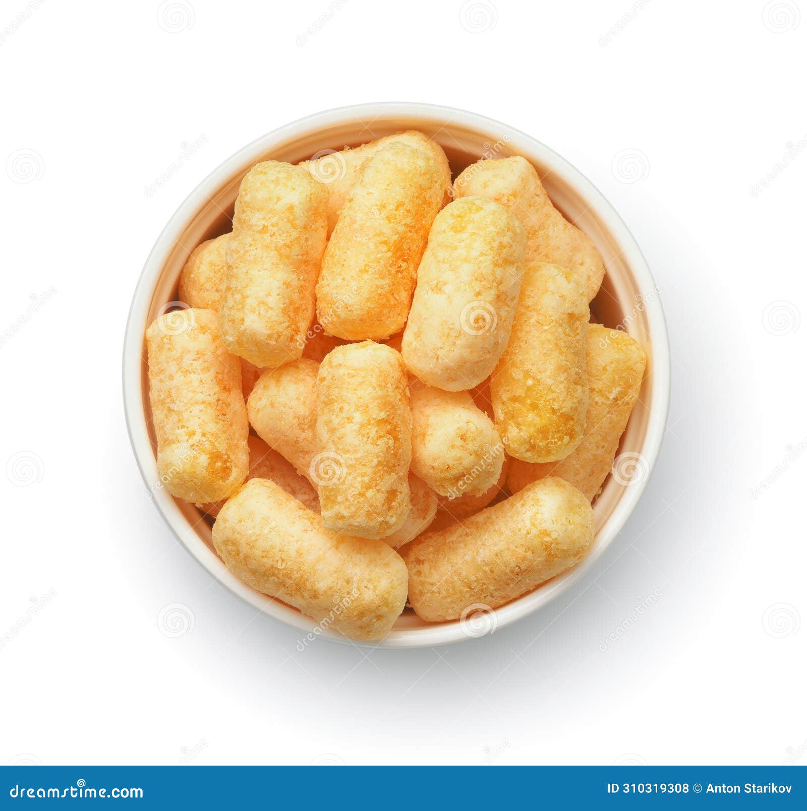 Puffed Corn Snack Food Background Stock Photography | CartoonDealer.com ...