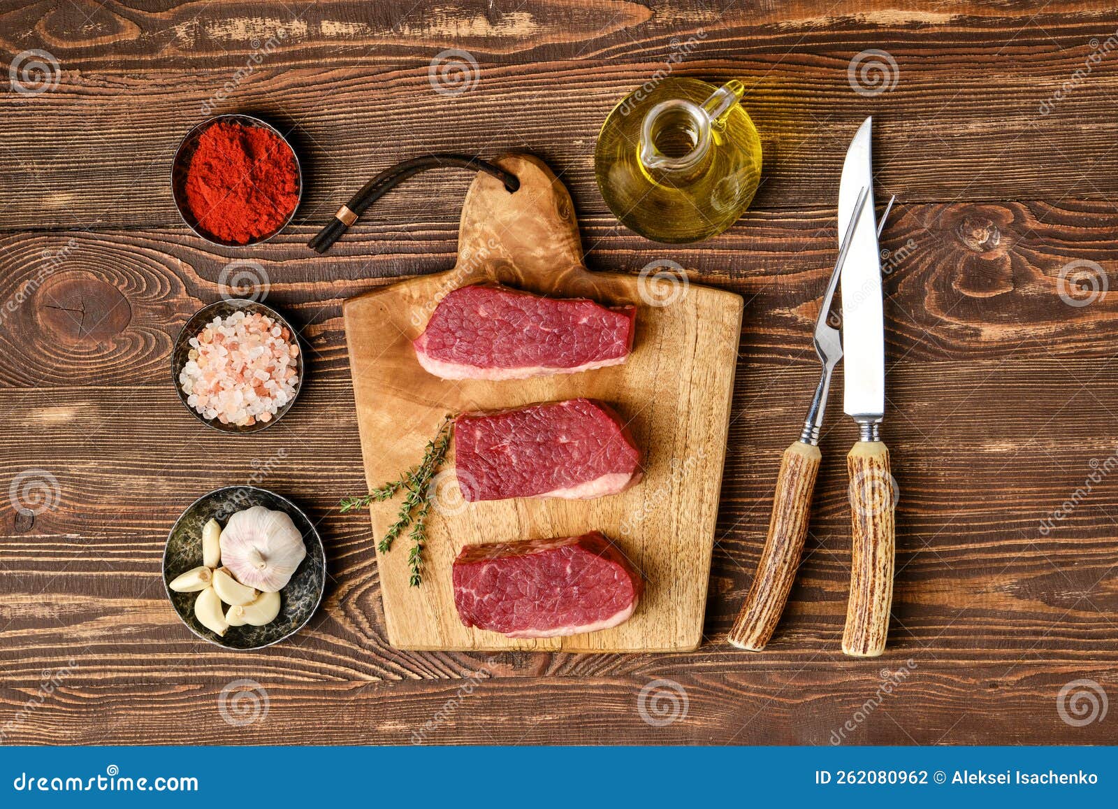 Overhead View of Raw Beef Brisket Flat Steak Stock Photo - Image of ...