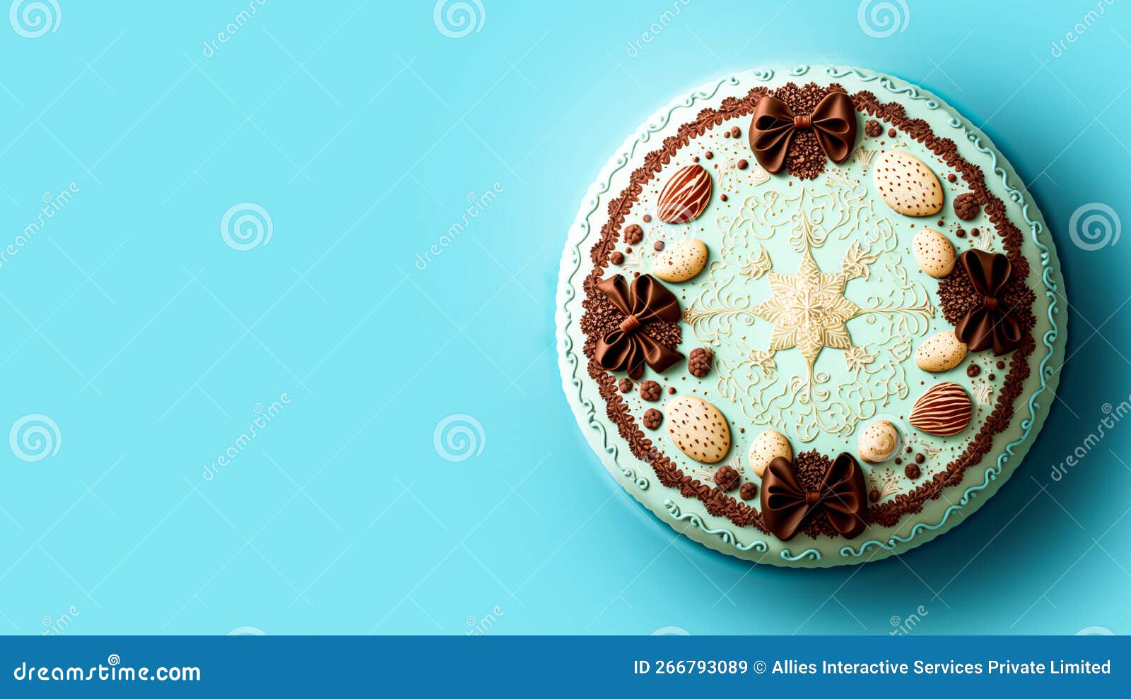Realistic Cake Pastry On White Background - Vector | CartoonDealer.com ...