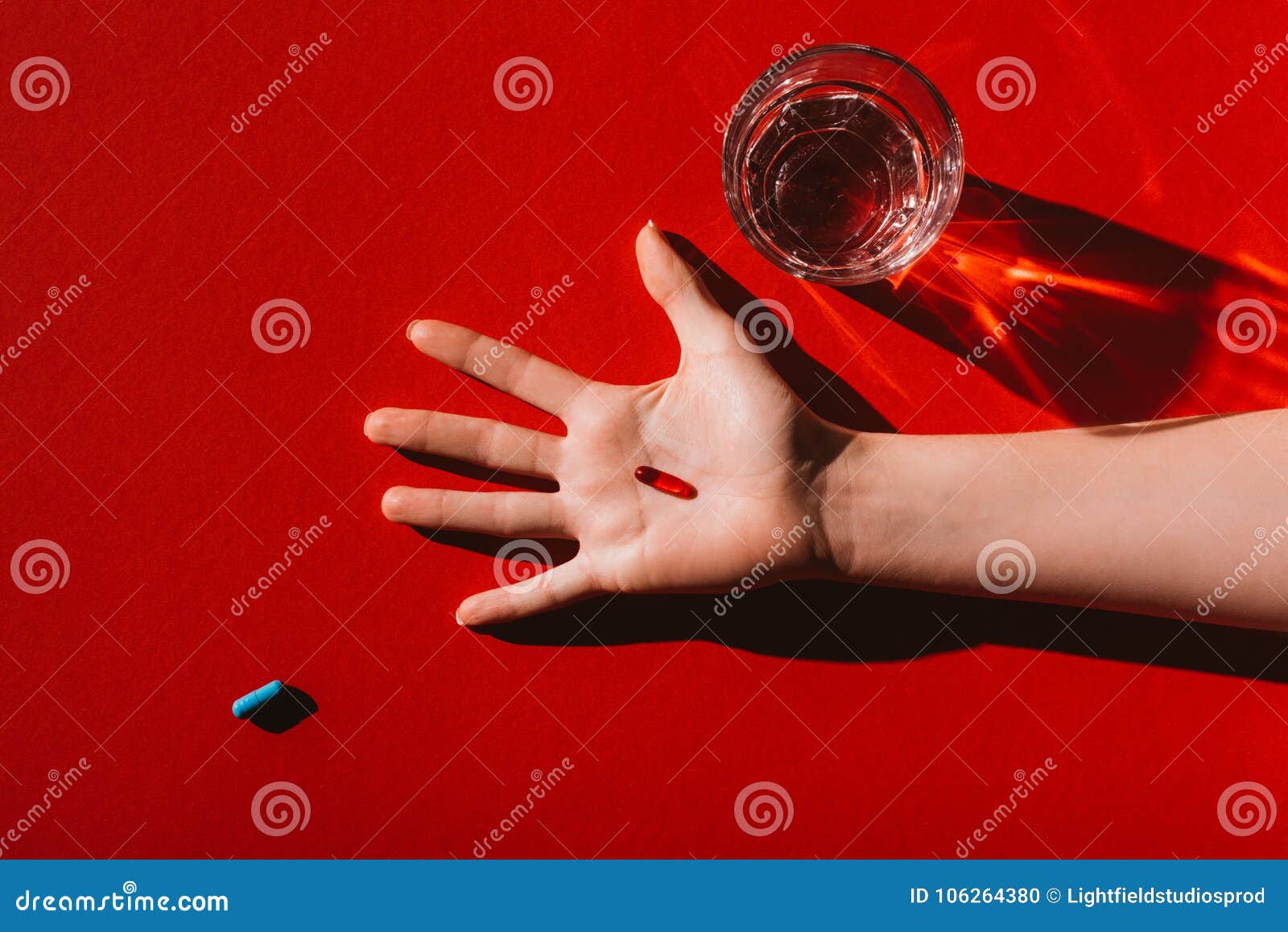 Capsule in hand stock photo. Image of pharmacy, disease - 106264380