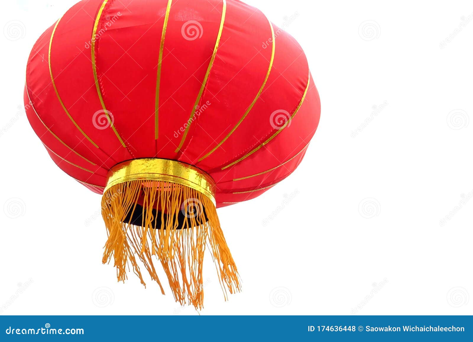 Top View a Red Paper of Chinese Lantern Stock Photo - Image of good ...