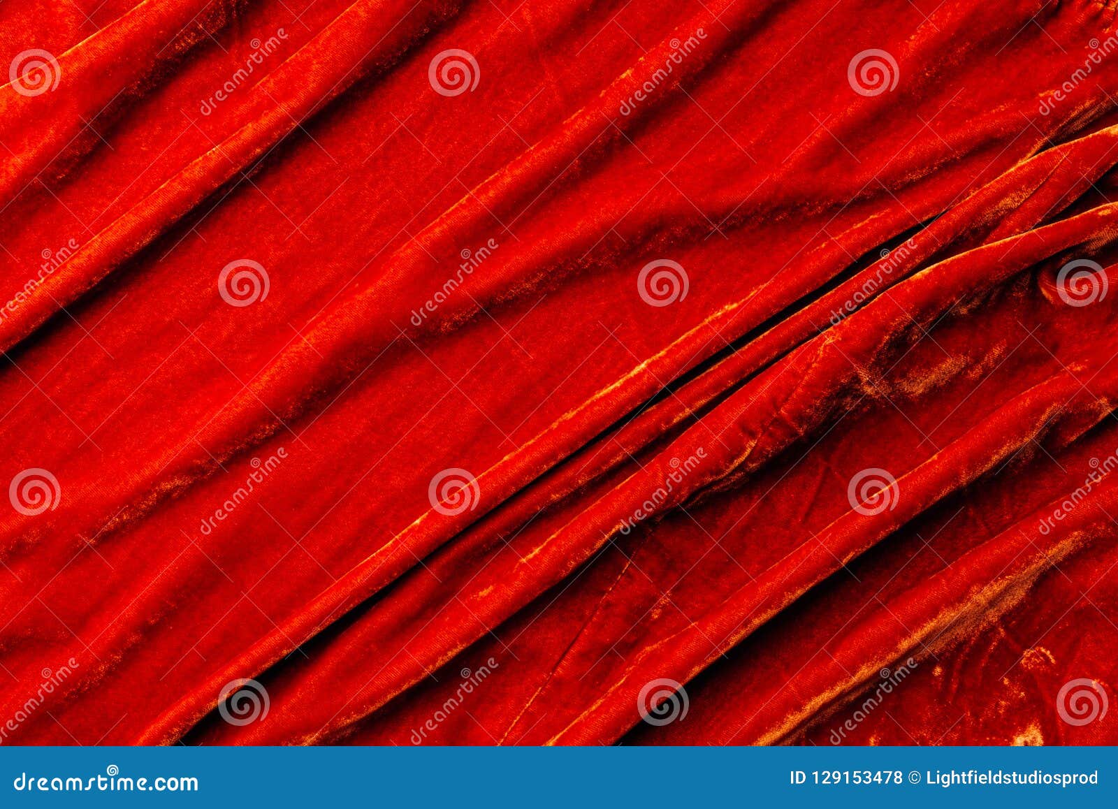 Top View of Red Velvet Textile Stock Photo - Image of textile ...