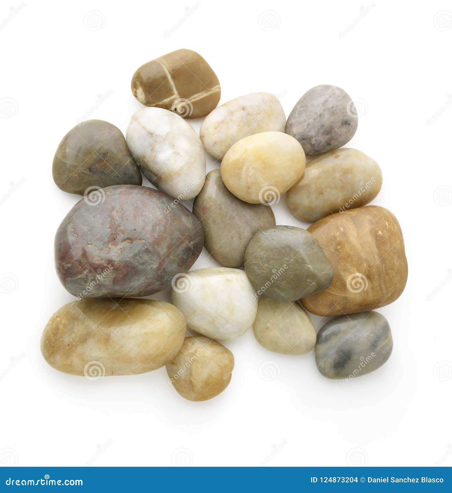 Top View of River Stones Set Stock Photo - Image of harmony, mineral ...