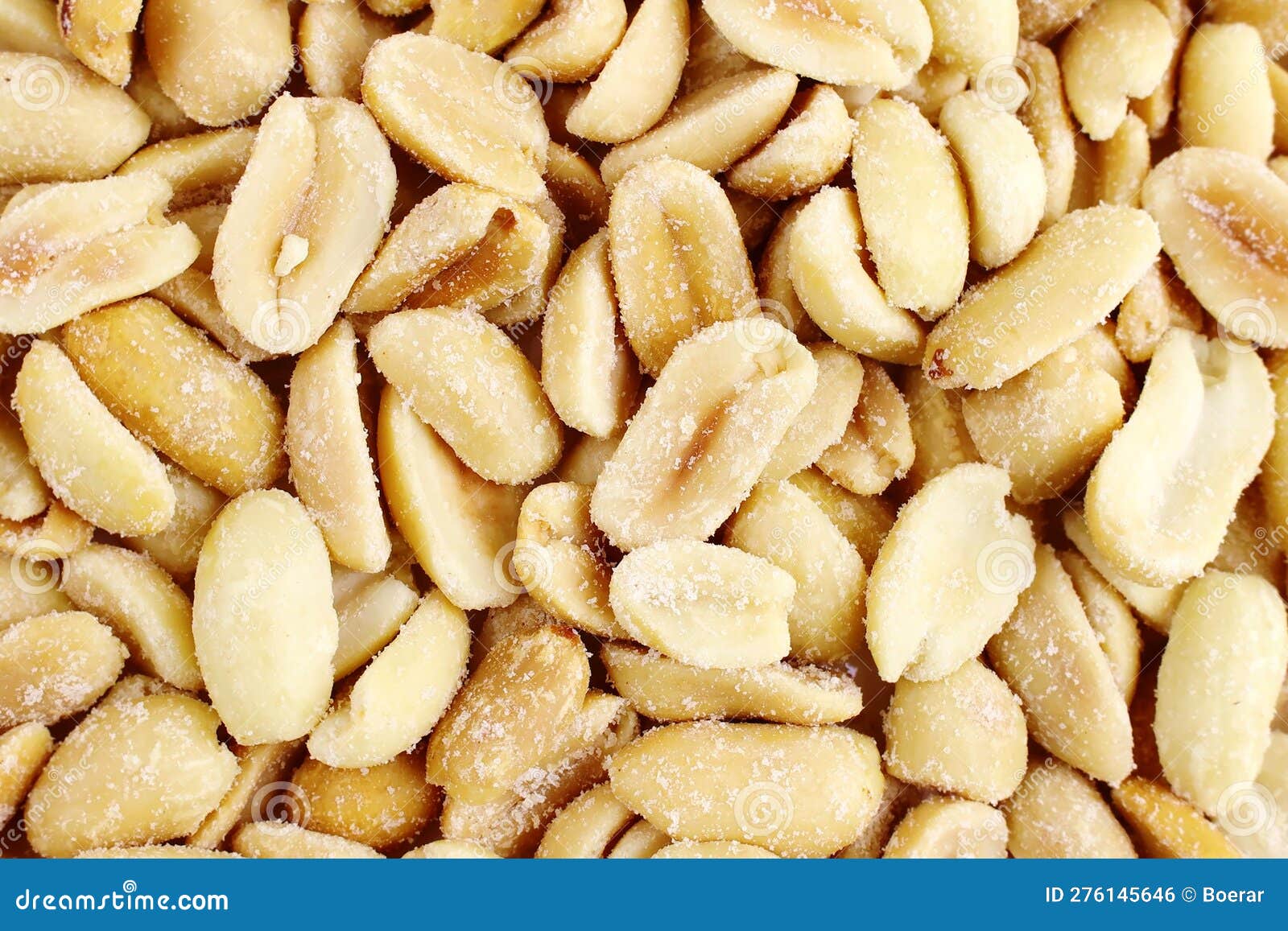Top View of Roasted Salted Peeled Peanut Nuts Texture Close Up. Stock ...
