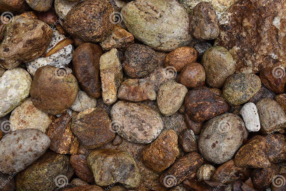 Top View of Rocks on the Riverside Stock Photo - Image of granite ...