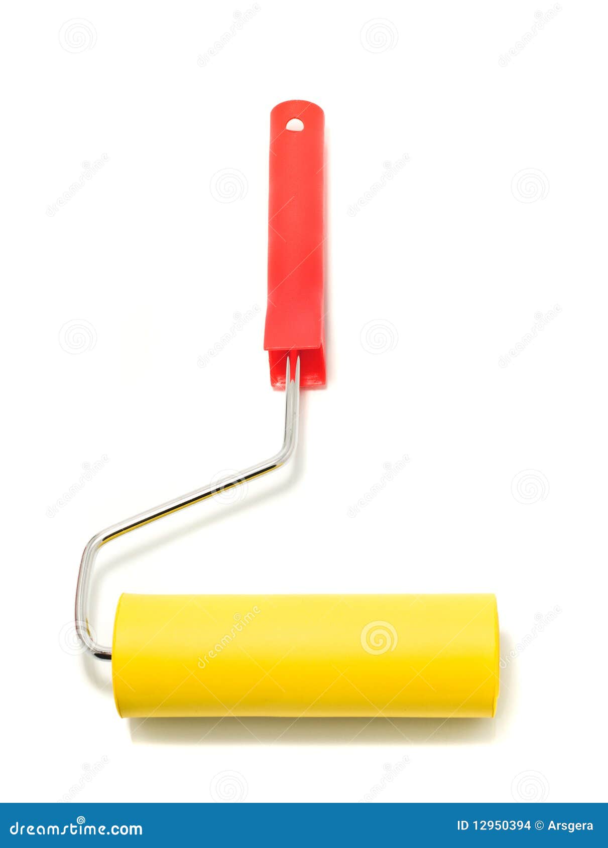 Top View of Roller for Renovation Stock Photo - Image of renovation ...